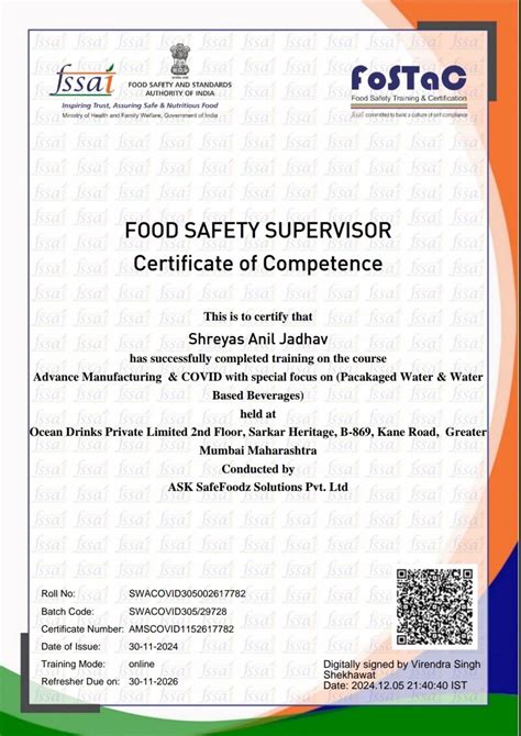 Happy To Share My Recent Training Experience About Fostac Conducted By