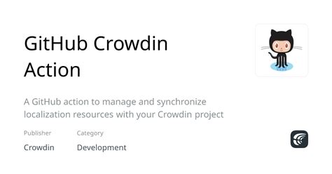 Github Crowdin Action Discover The Right Solution To Enhance Crowdin Experience