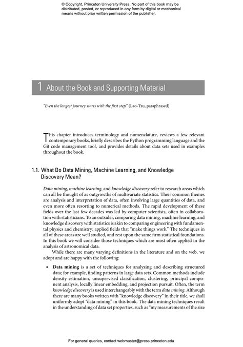 Statistics Data Mining And Machine Learning In Astronomy Princeton University Press