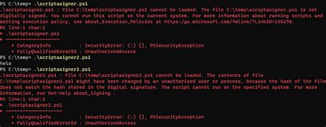 Securing Powershell Script Signing