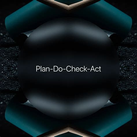 Plan Do Check Act → Term