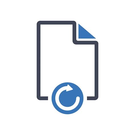 Premium Vector File Refresh Icon