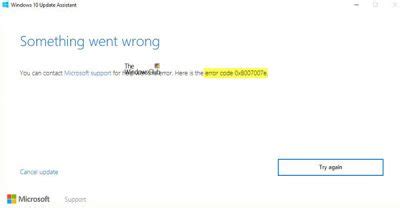 Error 0x8007007E In Windows Update Outlook Or Printer Fix