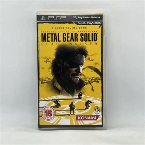Metal Gear Solid Peace Walker Mgs Sony Playstation Portable Psp Game