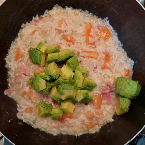아보카도 토마토 리조또 만들기