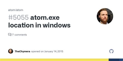 Atomexe Location In Windows · Issue 5055 · Atomatom · Github