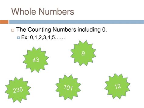 Classifying Numbers