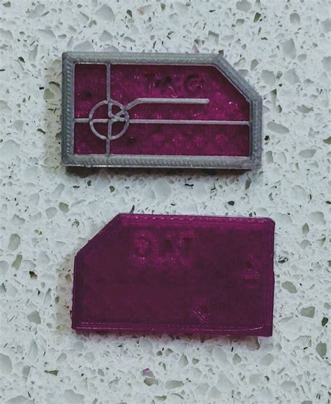 Free 3d File Netrunner Tag Token 🧸 ・3d Print Design To Download・cults