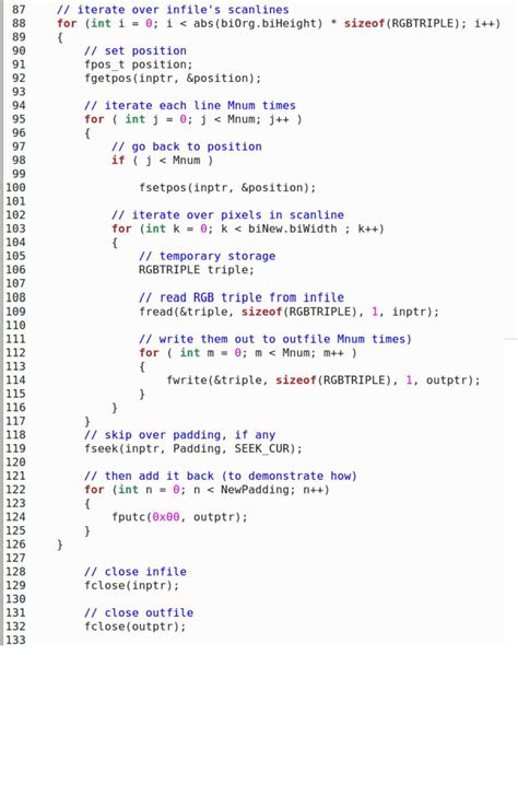 My Resize C Shows Twisted Outfile Image Cs Stack Exchange