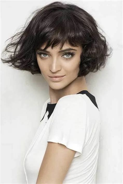 Cute Curly Bob With Bangs That Are Trending In