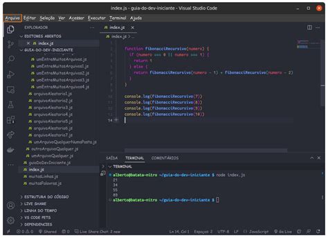 guia do dev iniciante vs code