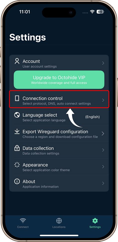 How To Change A VPN Protocol IOS Octohide VPN