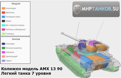 Обзор Французского легкого танка Amx 13 90
