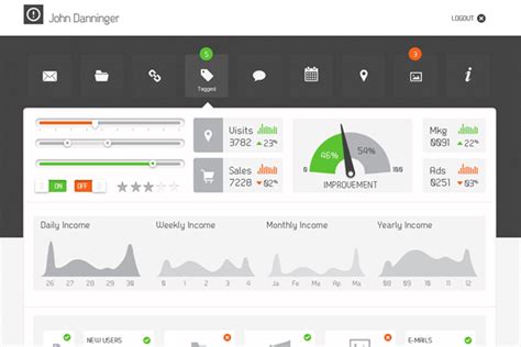 Dashboard Ui Elements — Medialoot