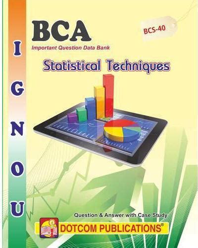 Statistical Techniques Book At Rs 310 In Ahmedabad Id 6335142
