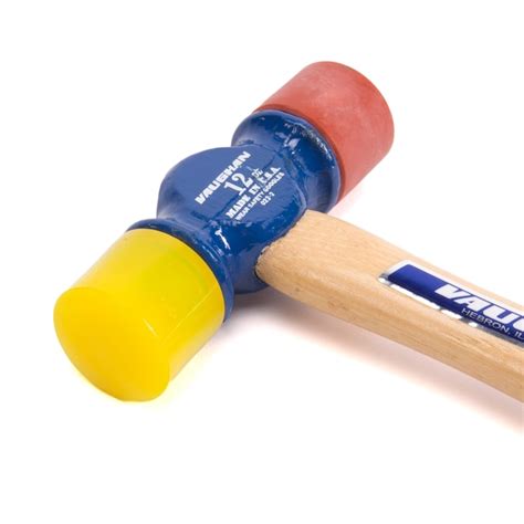 Vaughan 12 Oz Smooth Face Rubber Head Wood Rubber Mallet Sf12 At