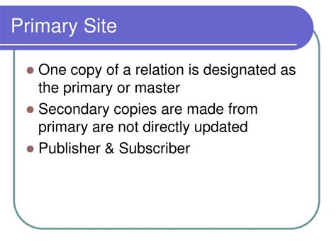 Ppt Parallel And Distributed Database Systems Powerpoint Presentation Id 799563