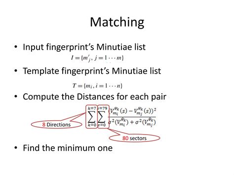 Fingerprint Matching From Minutiae Texture Maps Com Pptx