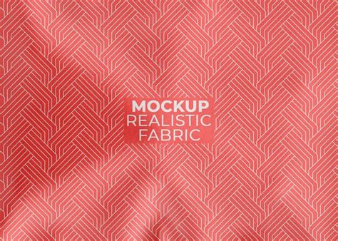 Premium Psd Realistic Fabric Mock Up Design