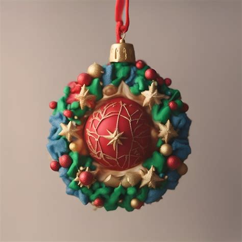 싸구려 별과 리본으로 크리스마스 트리 장식 무료 사진