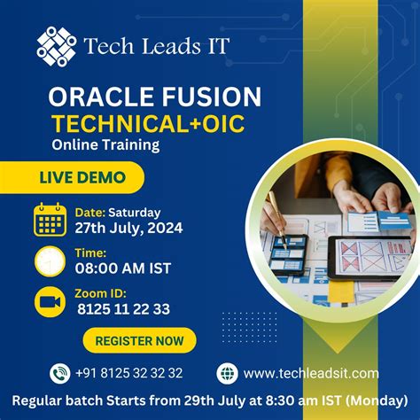 Tech Leads It On Linkedin 🔶 Oracle Fusion Technical Oic Online