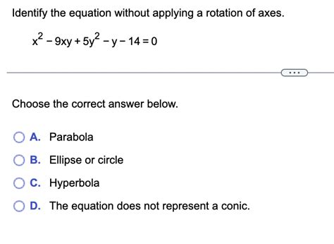 answered identify the equation without applying… bartleby