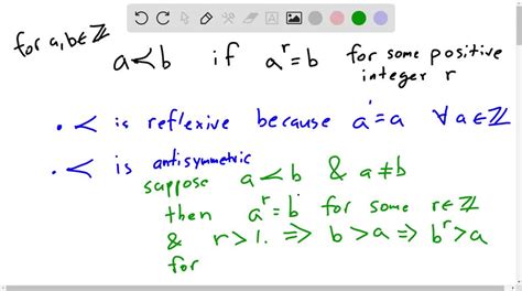 Solved 04 4 Marks Let R Be The Relation On Z Defined By Mrn If And