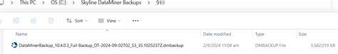 backup logging is not generated in 10 4v when running from skyline
