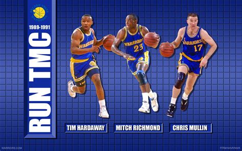 Run Tmc Tim Hardaway Mitch Richmond And Chris Mullin Wu Tang