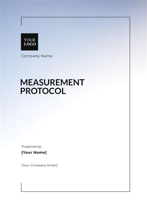 Free Measurement Protocol Template To Edit Online