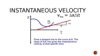 Physics Kinematics Part 3 Instantaneous Velocity And Acceleration