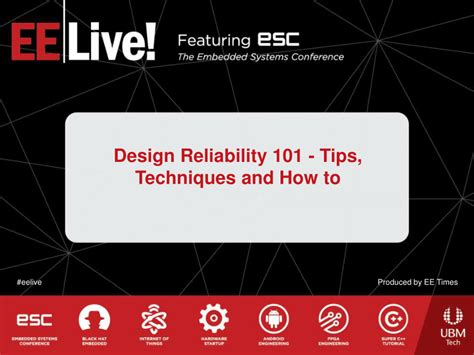 Pdf Design Reliability Tips And Techniques