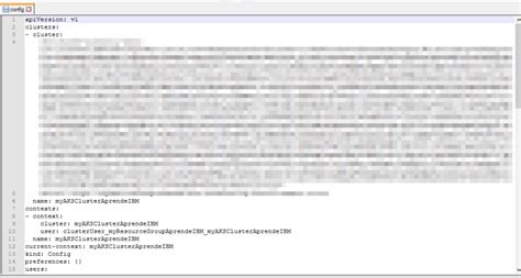 Descargar Kubeconfig Azure Kubernetes ArquitecturaIBM Consulting