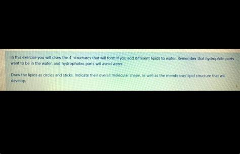 Solved In This Exercise You Will Draw The 4 Structures That Chegg Com