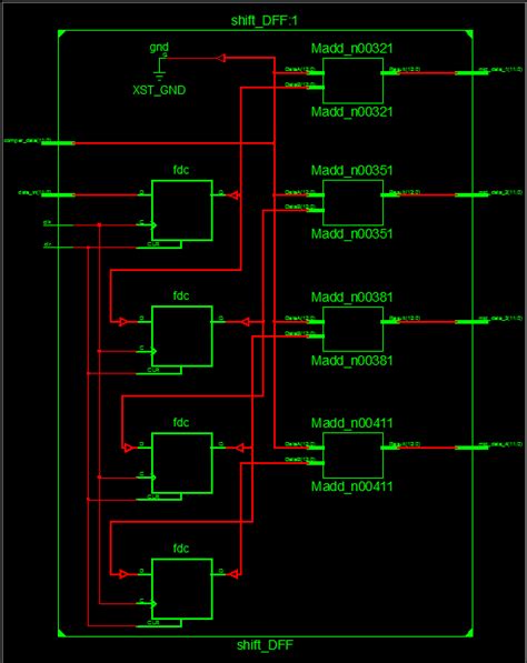 移位寄存器中值计算设计verilog代码ise仿真 四位移位寄存器verilog代码 csdn博客