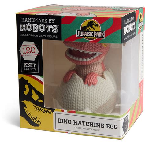 Jurassic Park Dino Hatching Egg 120 Handmade By Robots Vinyl Figure