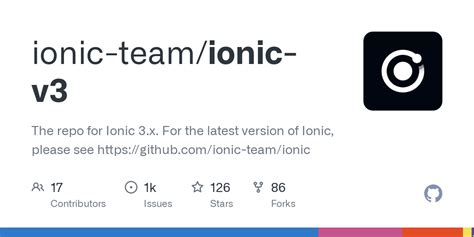 Github Ionic Teamionic V3 The Repo For Ionic 3x For The Latest