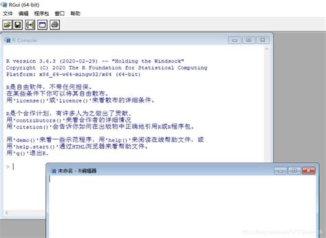 r语言入门（第一篇） r软件基本操作 r语言怎么运行 csdn博客