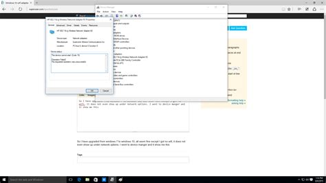Wireless Networking Windows Wifi Adapter Will Not Start Super User