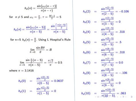 Fir Filter Designpptx Technology And Computing