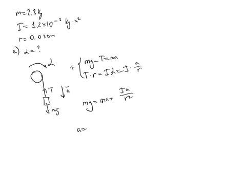 Solved A Block Mass 1 3 Kg Is Hanging From A Massless Cord That Is