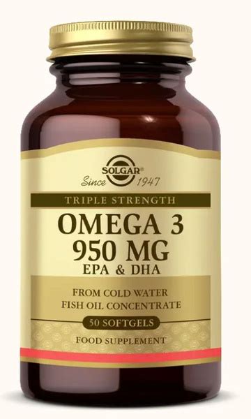 Solgar Омега-3 950 мг 100 капсул - купить с доставкой по выгодным ценам ...