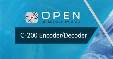 open broadcast systems على linkedin encoding and decoding