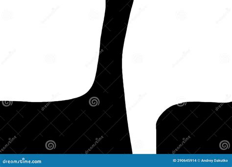 Black White Abstract Design Pattern Template Sample Shape Object Blank Space Copy Space
