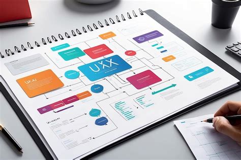 Ux Ui Flowchart Application Development Prototype Design User Experience Concept Premium Ai