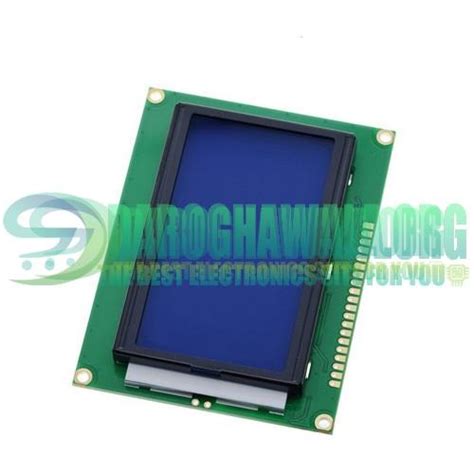 st7920 5v 12864b lcd module 128x64 dots graphic blue color backlight