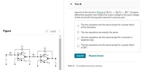 Solved Assume In The Circuit In Figure R C R C RC Chegg Com