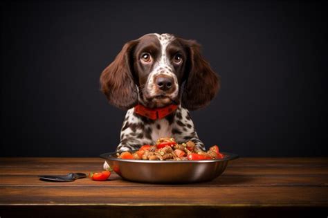 Premium Photo Dog Eating