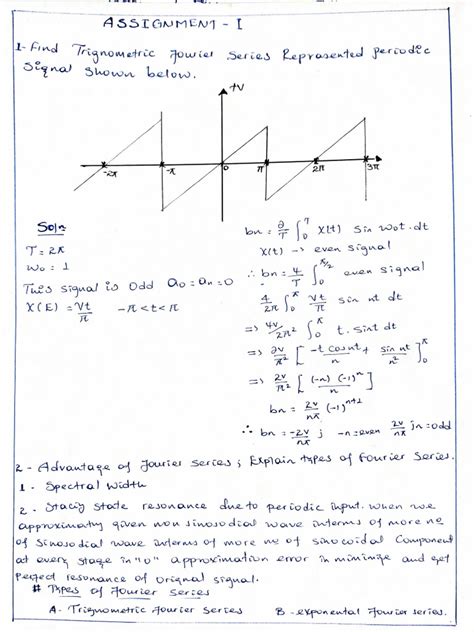 Signal Assignment Pdf