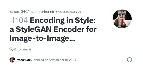 Encoding In Style A Stylegan Encoder For Image To Image Translation
